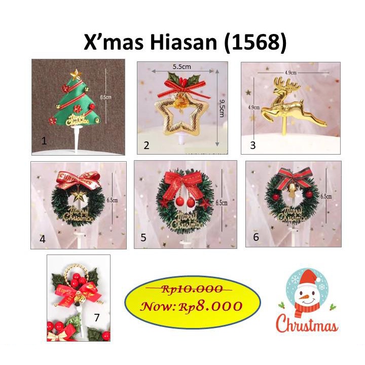 Jual Topper Pohon Natal Bethlehem Santa - Dekorasi Hiasan Natal ...