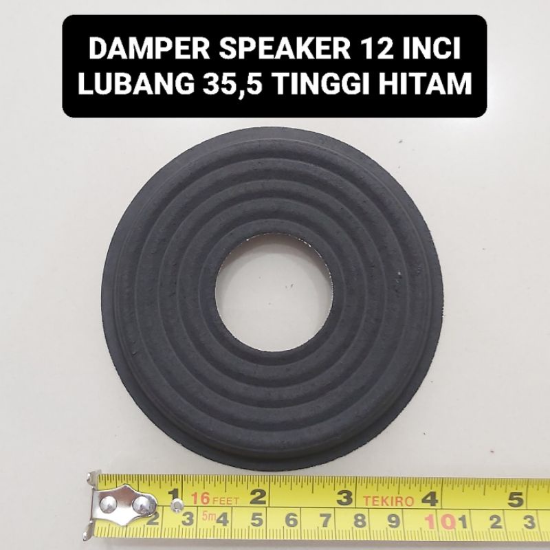 Jual Membran Damper Speaker 12 Inci Lubang 35,5 MM TINGGI HITAM ...