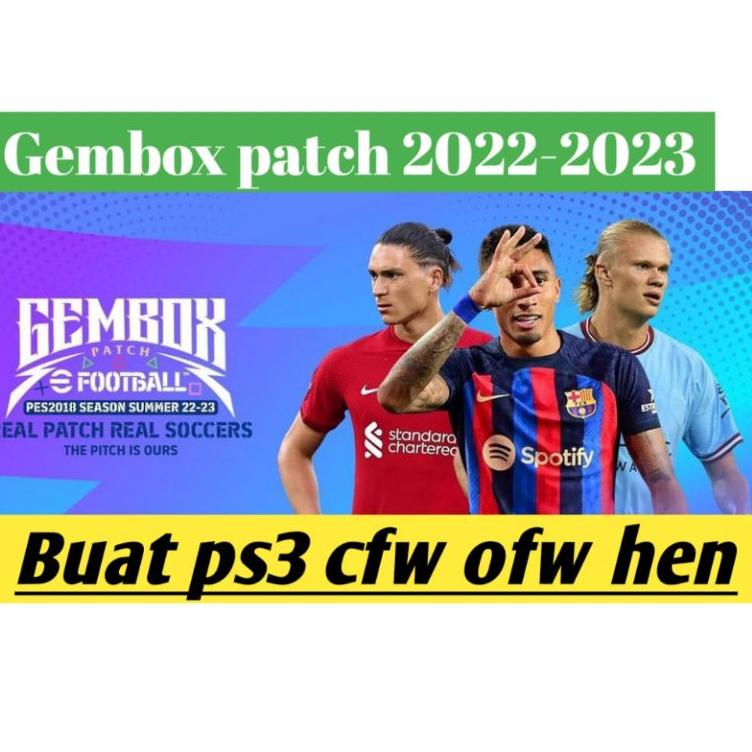 Jual kodeSs9S3--PES Gembox ter update 2022-2023 buat ps3 slim superslim ...