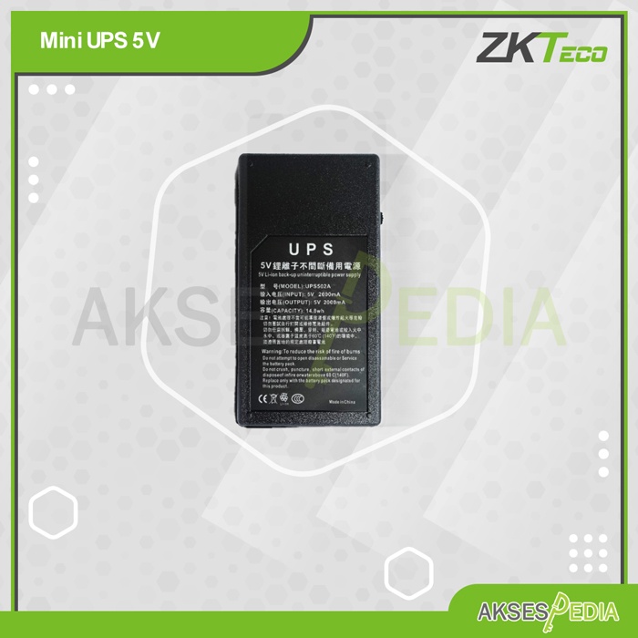 Jual Mini UPS 5v 1a ORIGINAL Untuk Fingerprint Mesin Absensi | Shopee ...