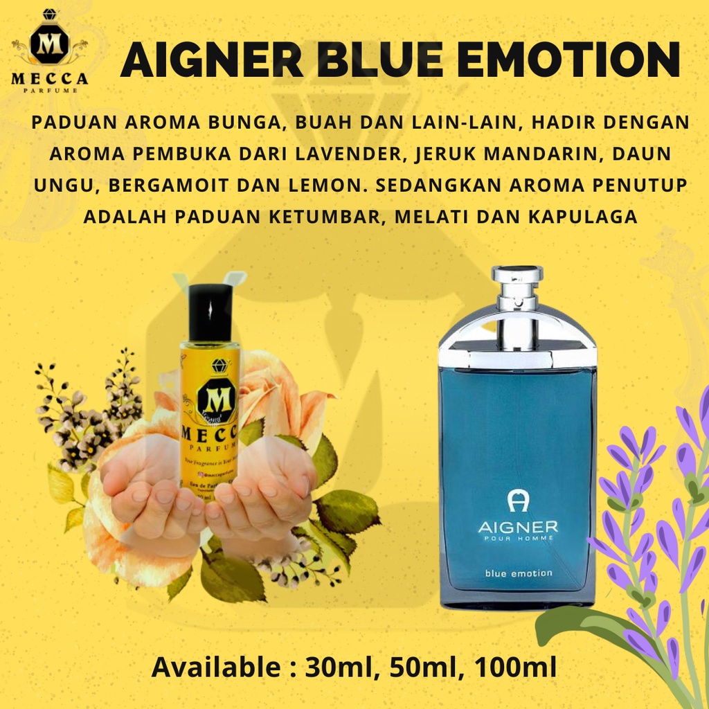 Jual AIGNER BLUE EMOTION BY MECCA PARFUME (BUY 1 GET 1 FREE PARFUM ...