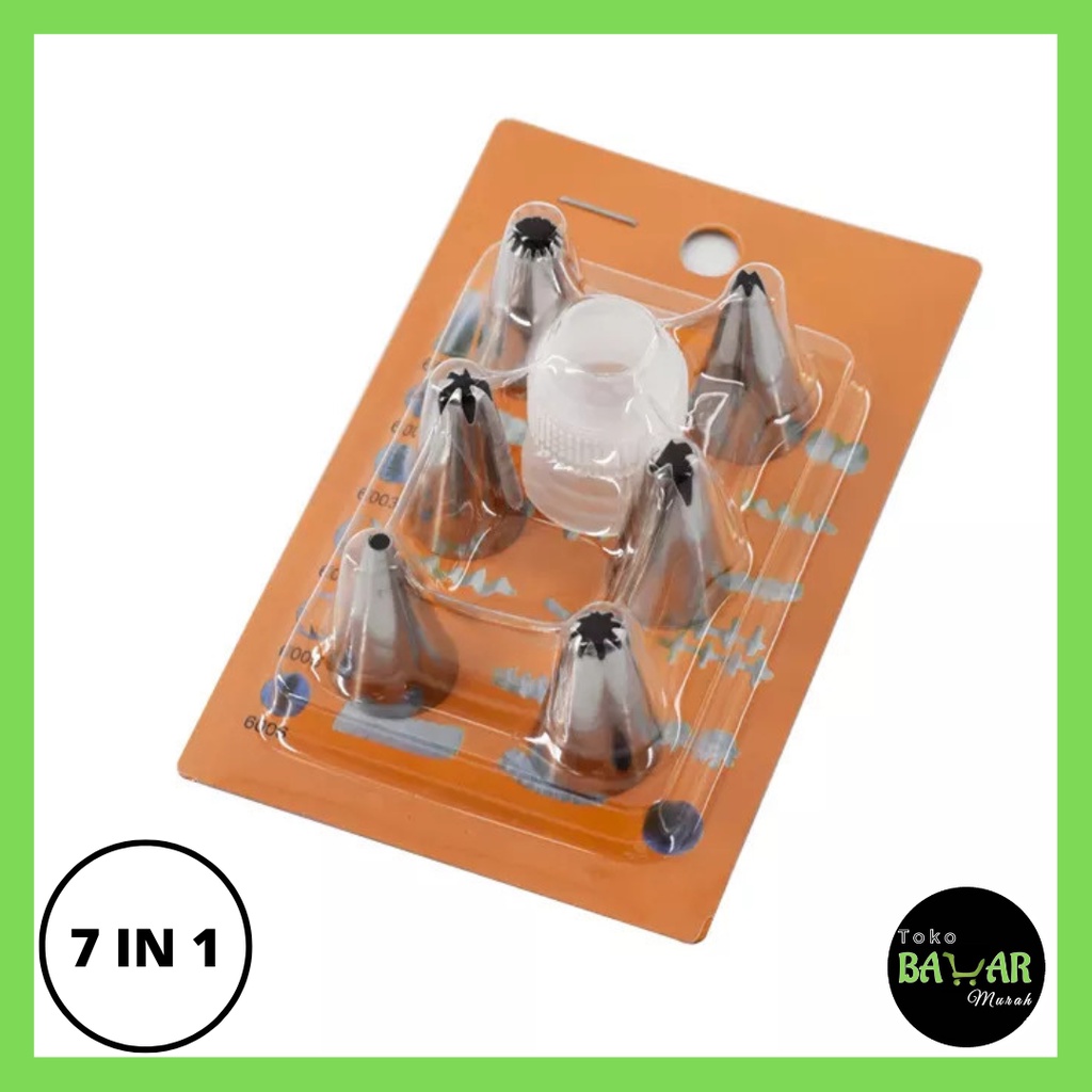 Jual Spuit Set 7 IN 1 / Spuit Set Cake Decorating 7 Pcs / Spuit Icing ...