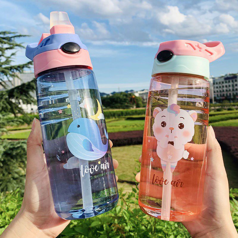 Jual [JINGO] Botol Minum Anak Air 550ml/Botol Anak Karakter animal ...