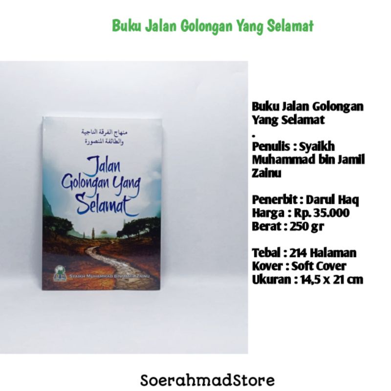 Jual Buku Jalan Golongan Yang Selamat darul haq | Shopee Indonesia Jual Buku Jalan Golongan Yang Selamat darul haq | Shopee Indonesia