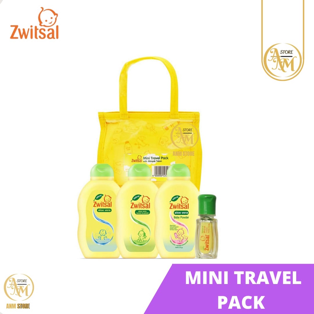 Jual ZWITSAL MINI TRAVEL PACK PERAWATAN KULIT BAYI | Shopee Indonesia