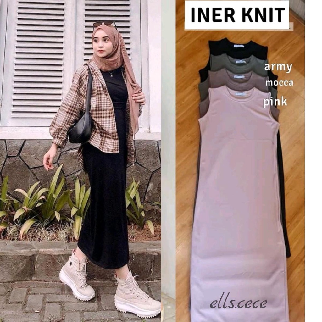 Jual Inner Basic Knit Premium | Shopee Indonesia
