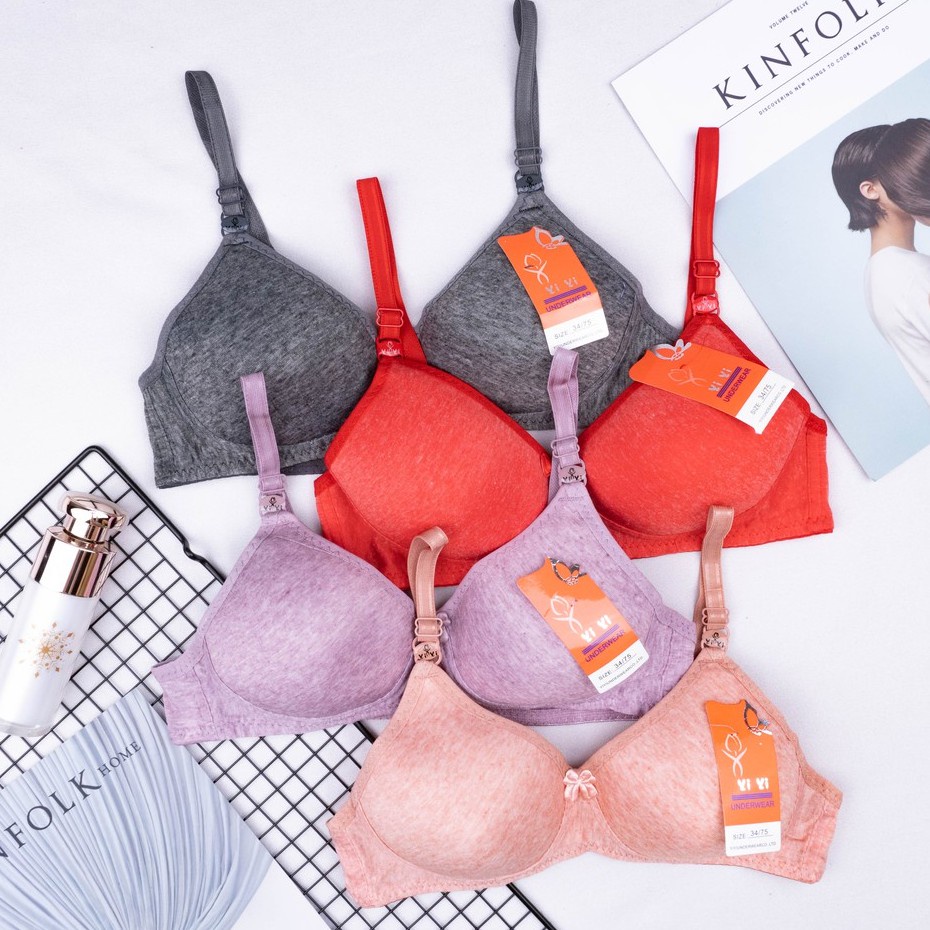 Jual IL - YIYI Bra Fashion Wanita Bra Remaja Murah BH Busa Tipis Push ...