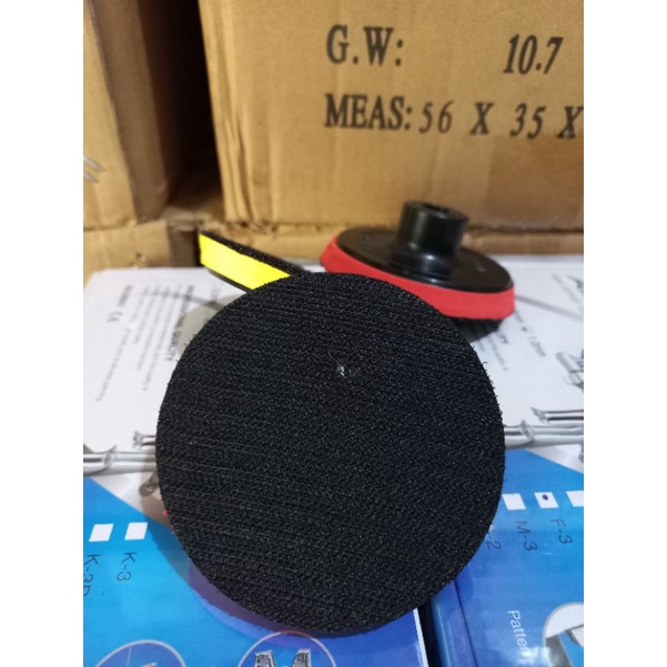 Jual pad velcro dudukan amplas 3 inch | Shopee Indonesia