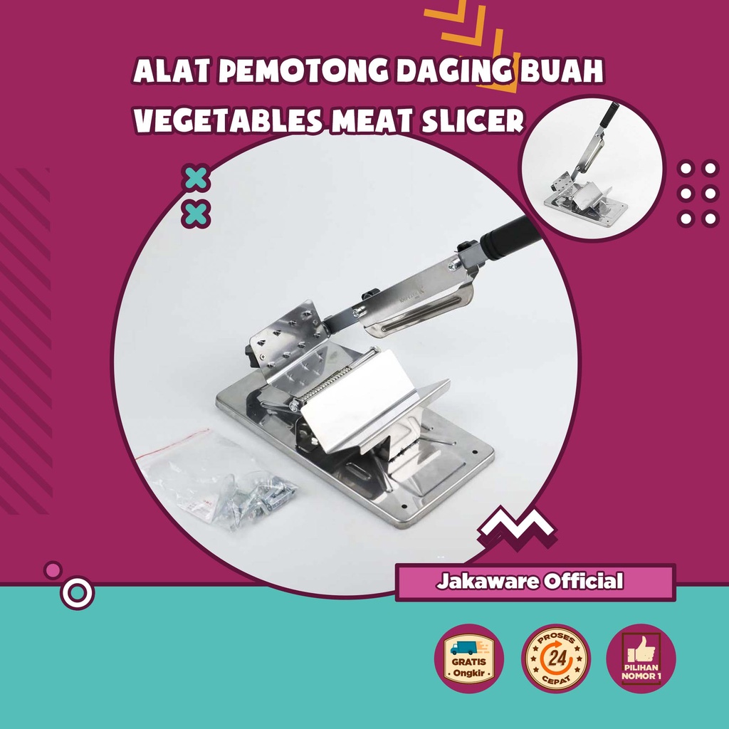 Jual ALAT PEMOTONG DAGING BUAH VEGETABLES MEAT SLICER PENGIRIS MANUAL ...