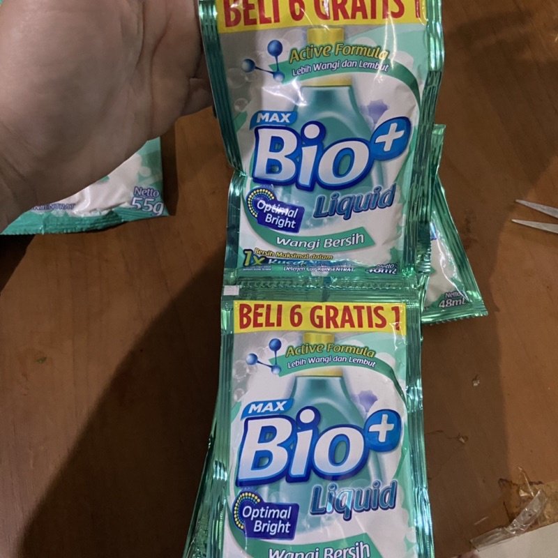 Jual 1 RENTENG/ RENCENG MAX BIO+ DETERJEN LIQUID DETERJEN CAIR DAPAT 14 ...