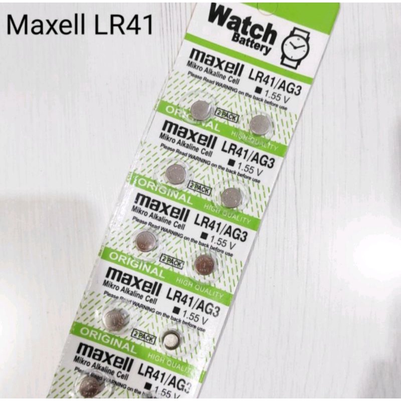 Jual (10 butir) Baterai JAM TANGAN Kancing AG3 LR41 LR 41 AG-3 SR-AG-10 Batre Battery Batrei ...