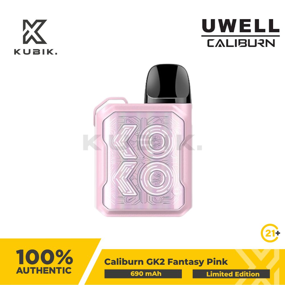Jual Uwell Caliburn GK2 Pink Pod Kit 690mAh Authentic - Caliburn GK2 ...