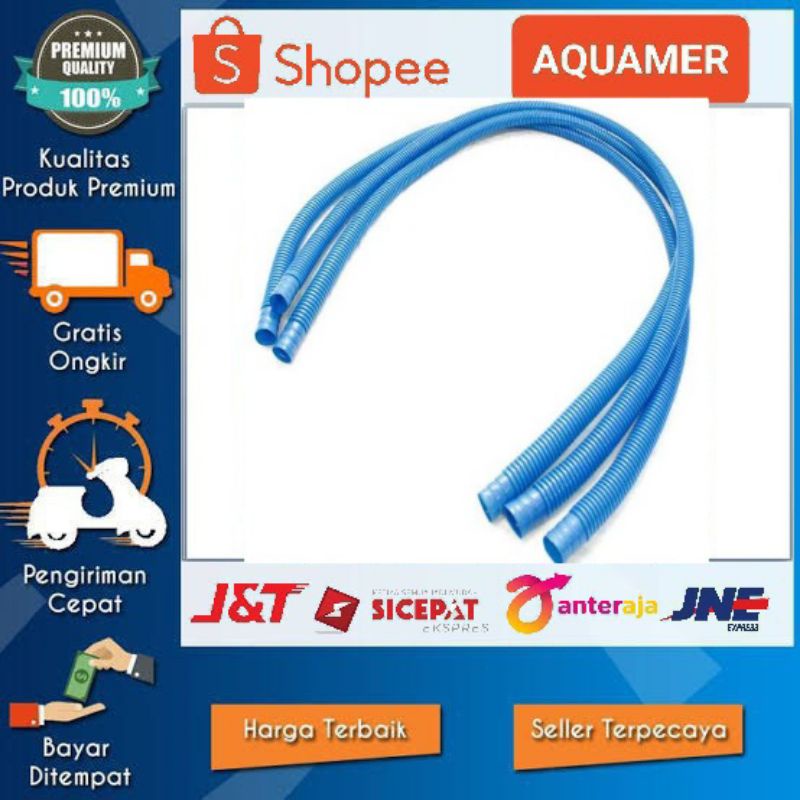 Jual Selang Sepiral Biru Akuarium Panjang 60 cm | Shopee Indonesia