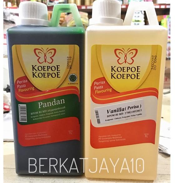 Jual kodei7I2u--Pasta Koepoe Koepoe 1 LITER Perisa Vanilla Vanila ...