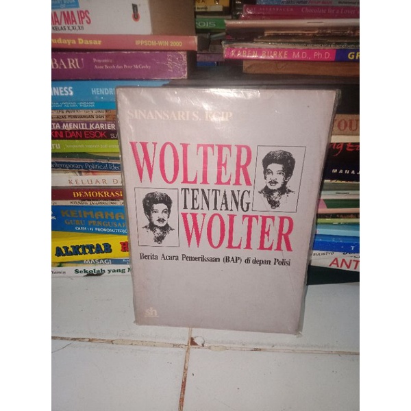 Jual BUKU ASLI WOLTER TENTANG WOLTER BERITA ACARA PEMERIKSAAN BAP DI ...