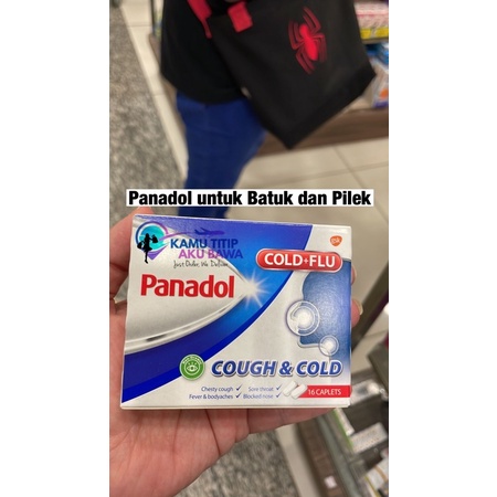 Jual PANADOL COUGH & COLD FLU Singapore untuk batuk berdahak | Shopee ...