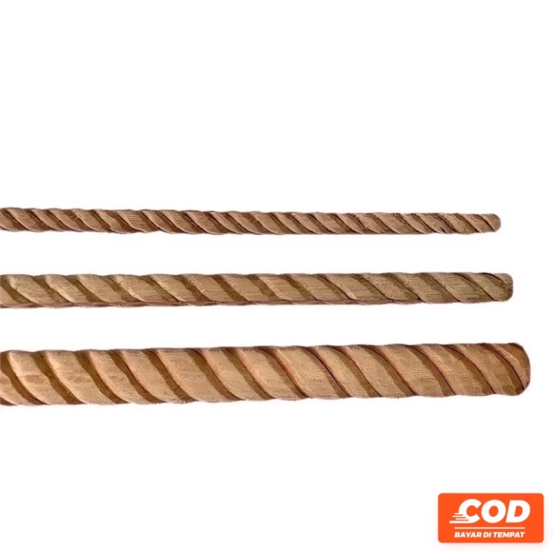 Jual Lis Ukir Kayu Tambang Panjang 1 Meter | List Ulir Kayu Tebal 1 2 3 ...