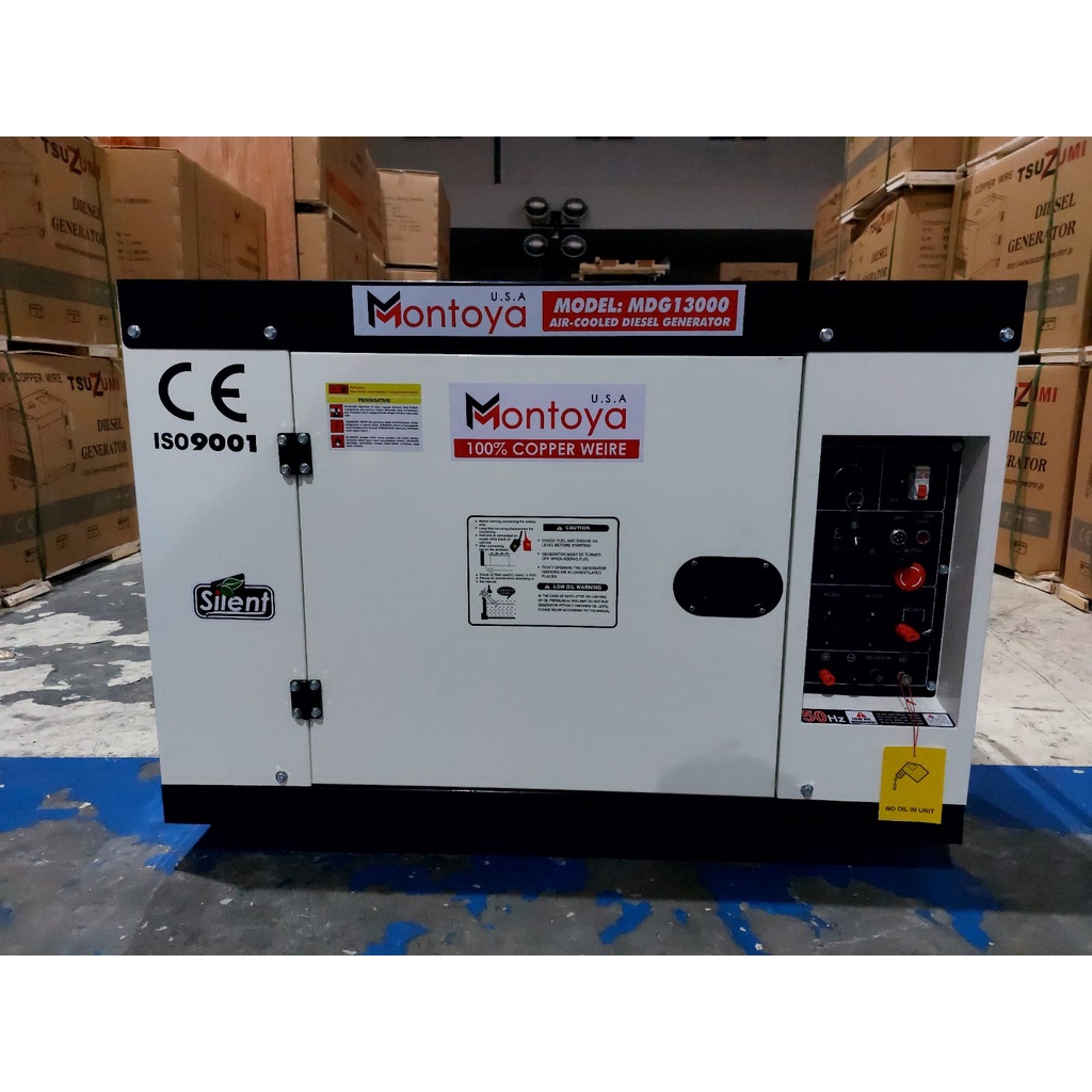 Jual Genset 10 KVA 1 Phase Montoya MDG 13000 USA Technology | Shopee ...