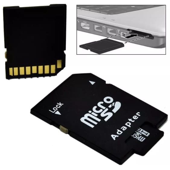Jual Adaptor Memory Card MMC Adaptor Micro SD Adapter SD Card | Shopee ...
