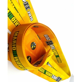 Jual Cetak tali tisu 4cm printing 2 sisi / pita lanyard print sublim ...