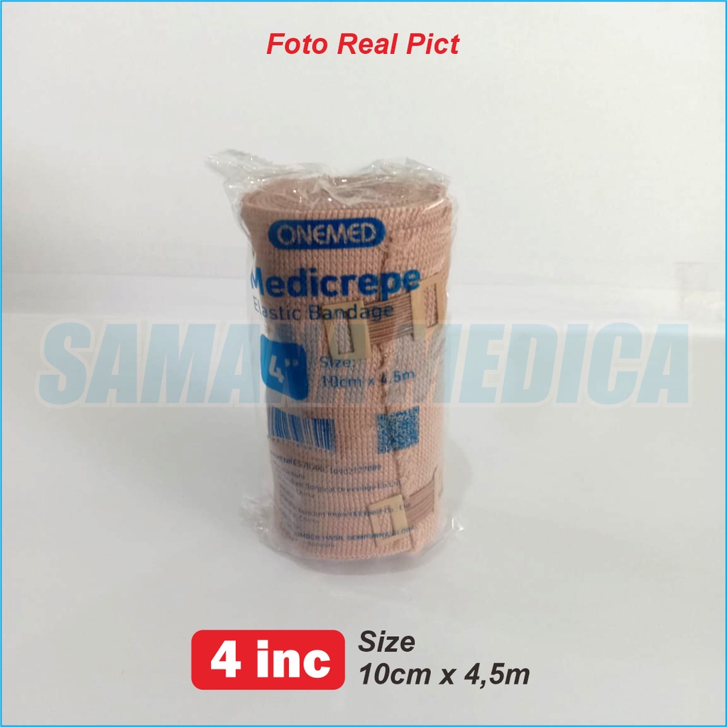Jual Elastic Bandage Medicrepe Onemed Perban Elastis Verbant Cokelat ...