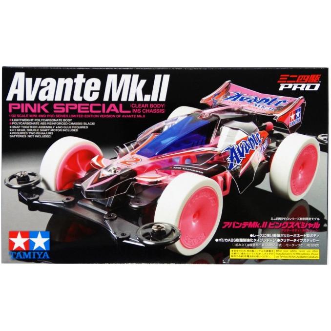 Jual Tamiya 95061 Avante MK II Pink Special Clear Body MS Chassis ...