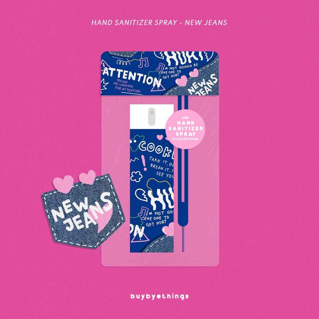Jual New Jeans Hand Sanitizer Spray | Shopee Indonesia