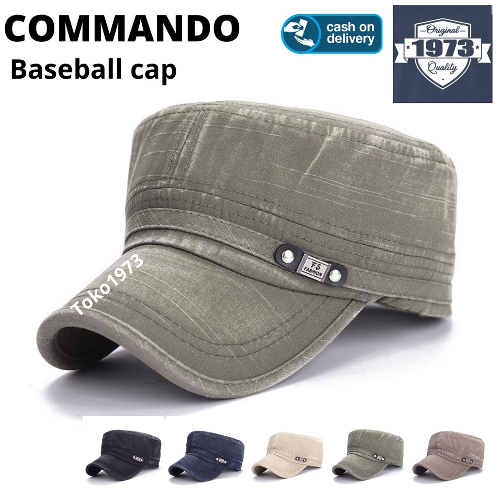 Jual Military cap COMMANDO - Topi komando topi militer topi army topi ...