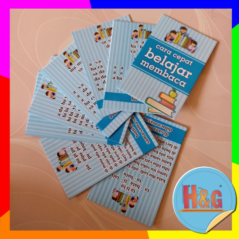 Jual Cara CEPAT MEMBACA metode flashcard | Shopee Indonesia