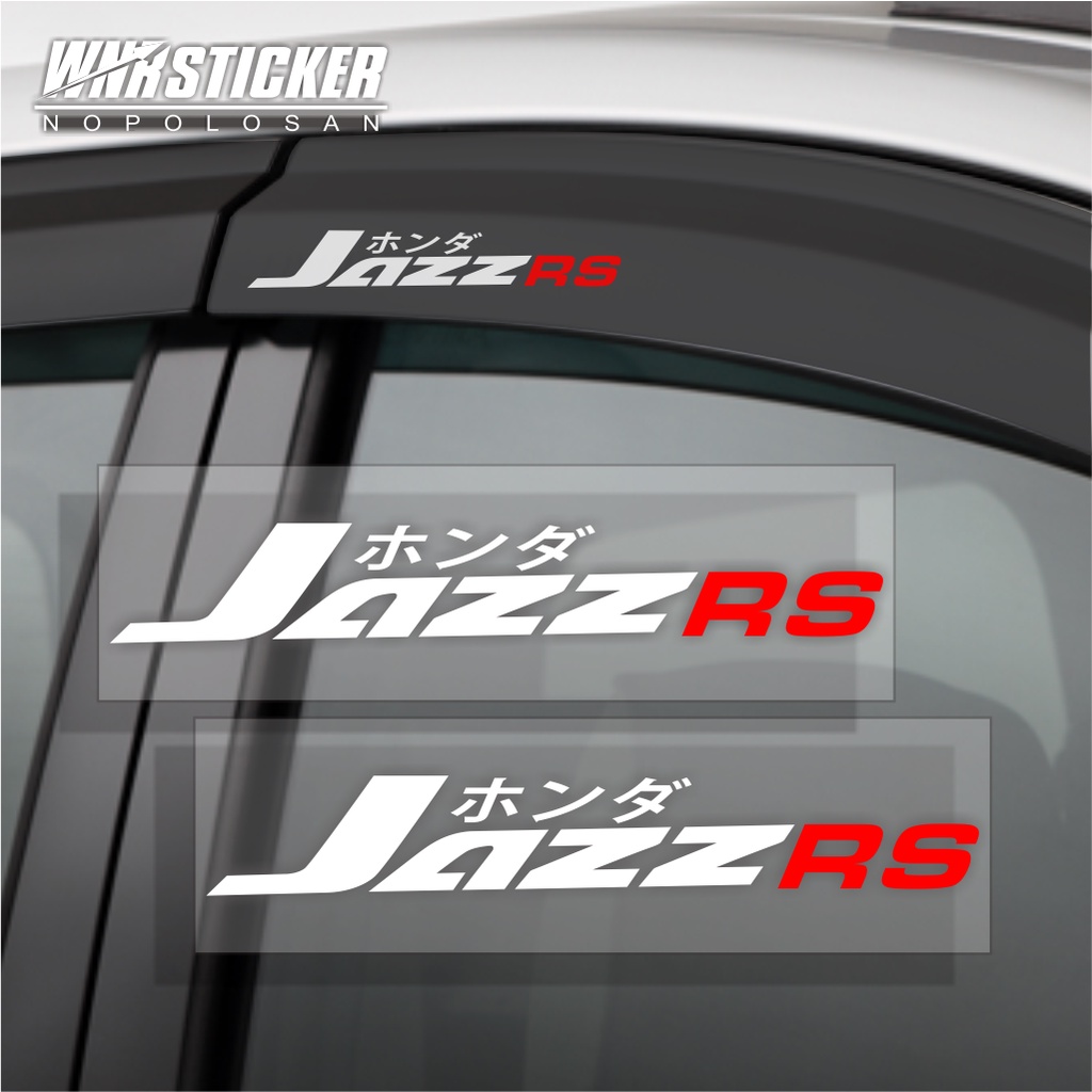 Jual Stiker Variasi Talang Air Honda Jazz isi 2 Stiker Size 14 cm ...