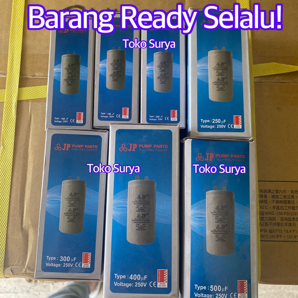 Jual KAPASITOR STARTING 100 150 200 250 300 400 500 UF - 250 VAC ...