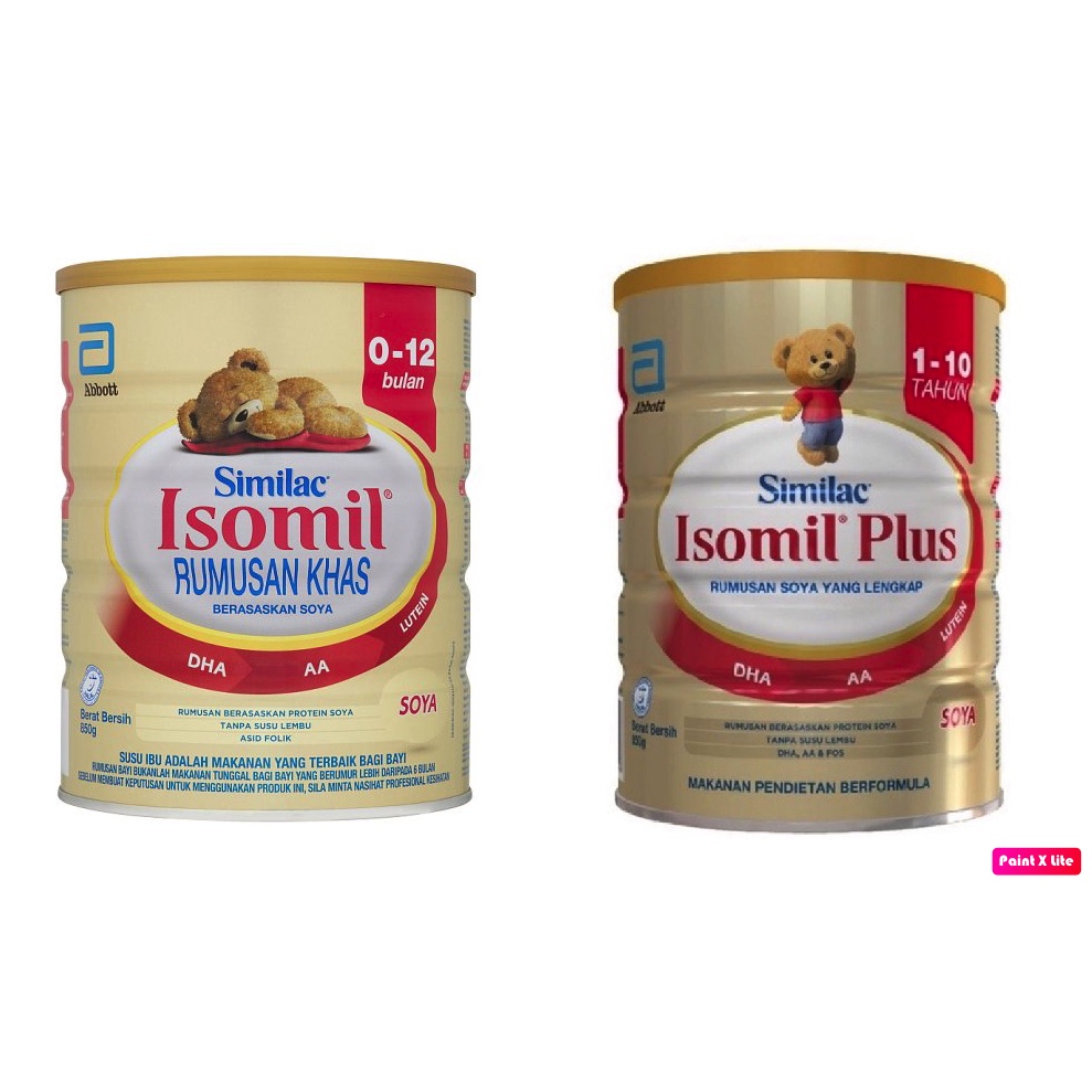 Jual Similac Isomil Plus Soy Formula 0-12 Bulan 1-10 Tahun Malaysia ...