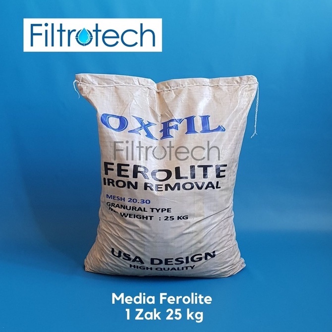 Jual Media Ferolite Filter 1 Sak 25 kg KHUSUS GOJEK | Shopee Indonesia
