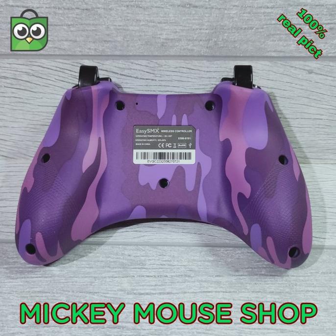 Jual GAMING CONTROLLER WIRELESS RECHARGEABLE EASYSMX ESM-9101 PC VIOLET ...
