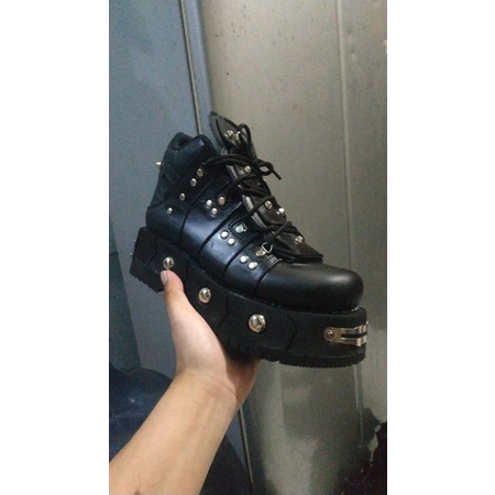 Jual sepatu rock low bubble besi stainless | Shopee Indonesia