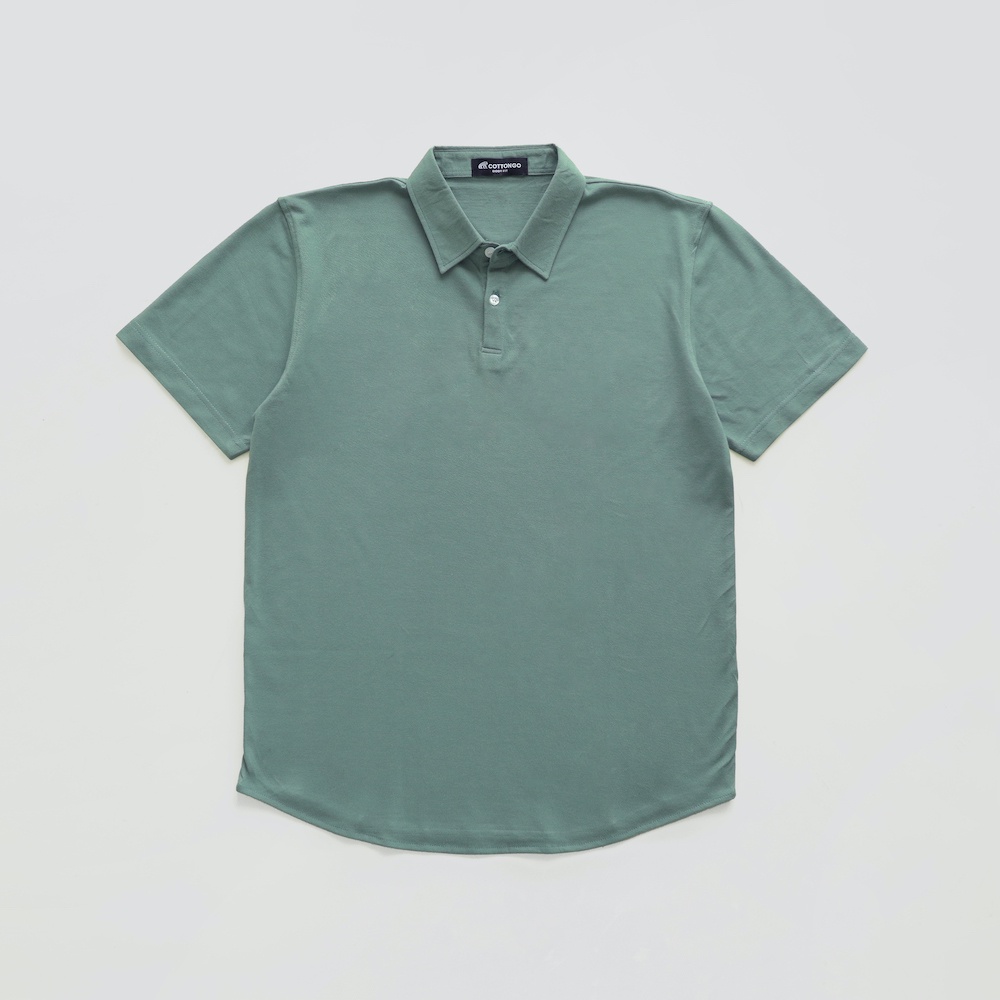 Jual Cottongo Polo Shirt Sage Green | Shopee Indonesia