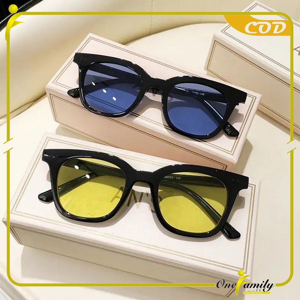 Jual ONE-C663 C665 Kaca Mata Rainbow Fashion Unisex Gaya Korea Candy Color Square / Kacamata ...