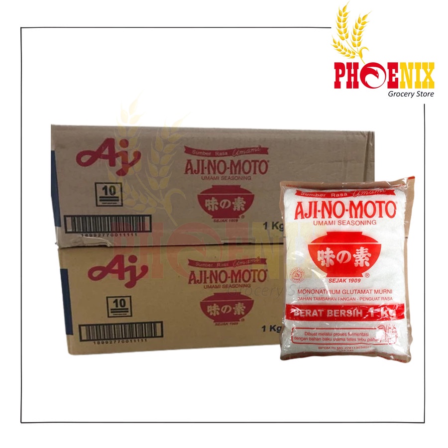Jual Ajinomoto Halus atau kasar 1 dus isi 12/20 pcs @1 kg | Shopee Indonesia
