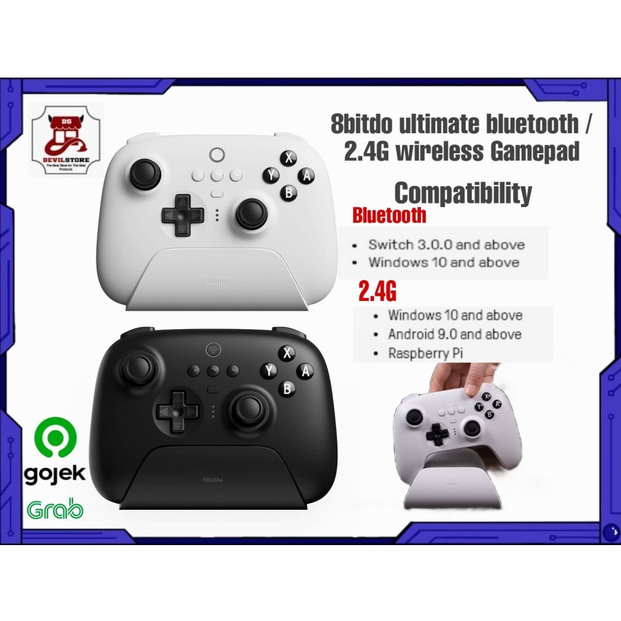 Jual 8bitdo Ultimate Bluetooth / 2.4g Controller Windows or Nintendo ...