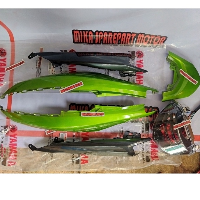 Jual PAKET BODY BELAKANG YAMAHA MIO SOUL GT 115 CC HIJAU IJO / BODY ...