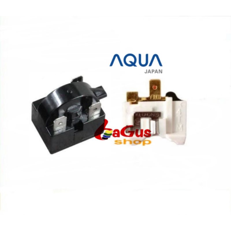Jual Relay 3 pin + ptc overload kulkas AQUA 1 pintu / 2 pintu | Shopee ...
