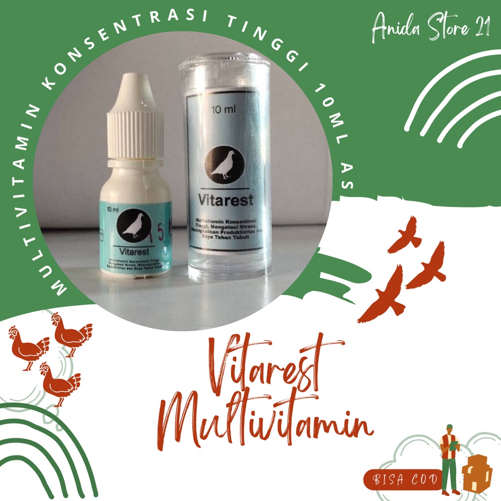 Jual Vitarest Multivitamin Konsentrasi Tinggi 10ml Asli | Shopee Indonesia