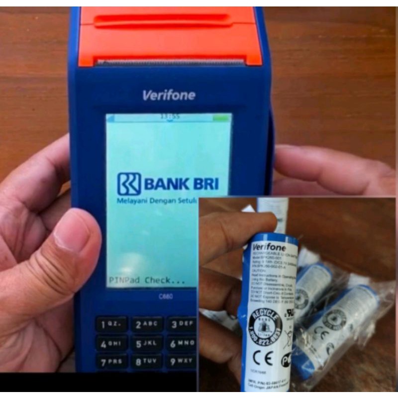 Jual Baterai Edc type verifone c680 | Shopee Indonesia