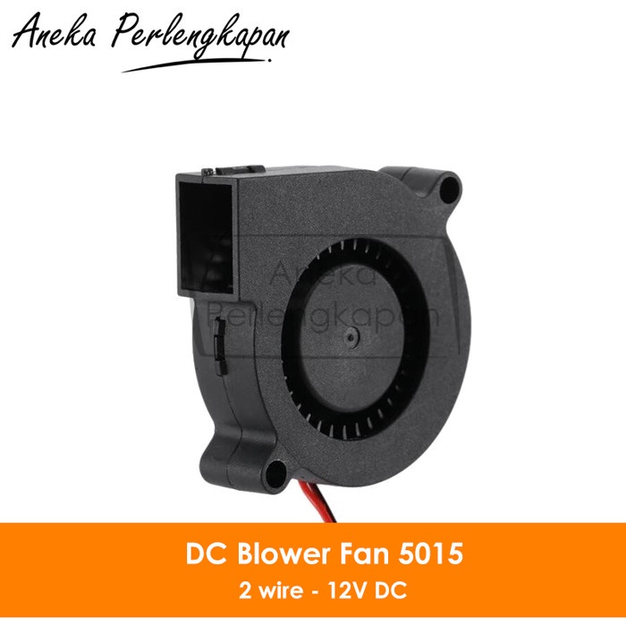 Jual Jual Dc Blower Fan / Cooling Fan / Turbo Fan 5015 12V 2 Pin Murah ...