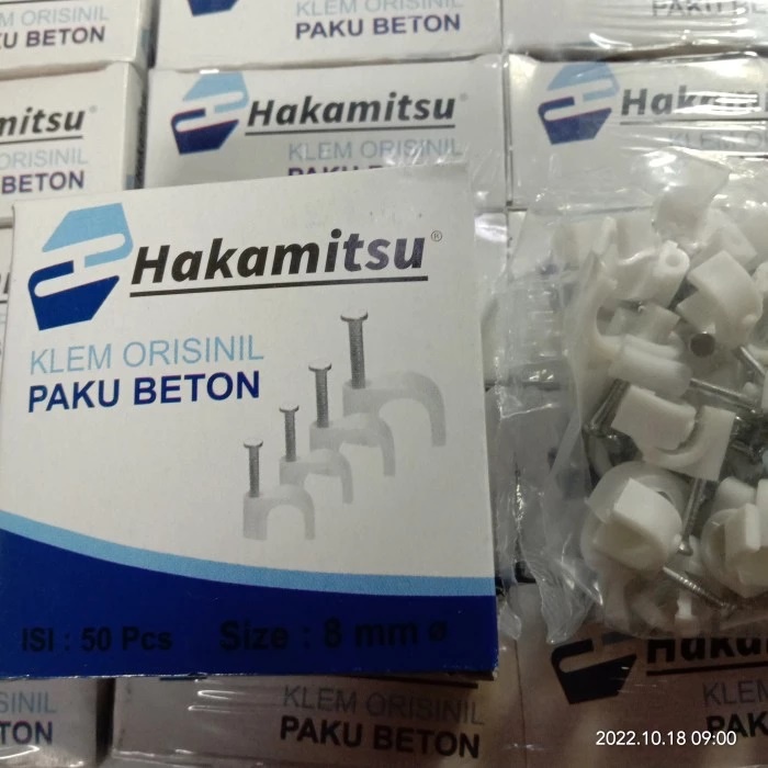 Jual Klem Paku Beton 8mm (isi 50 pcs) Klem ORISINIL PAKU BETON | Shopee ...