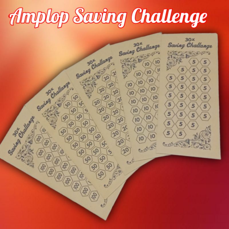 Jual Saving Challenge - Amplop Saving Challenge - Amplop menabung ...