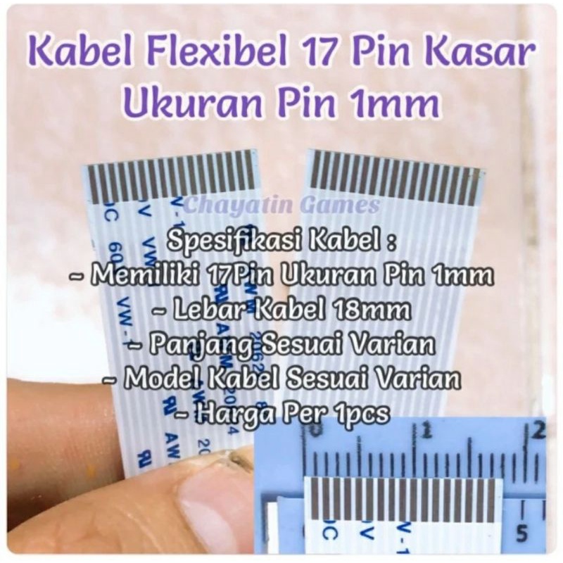 Jual Kabel Flexibel 17 Pin Kasar Panjang & Model Sesuai Varian - Ukuran ...