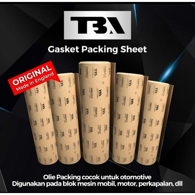 Jual PACKING KERTAS -TBA FIREFLY - PERPAK - TAHAN OLI TEBAL 0,5mm x100cm x50cm | Shopee Indonesia