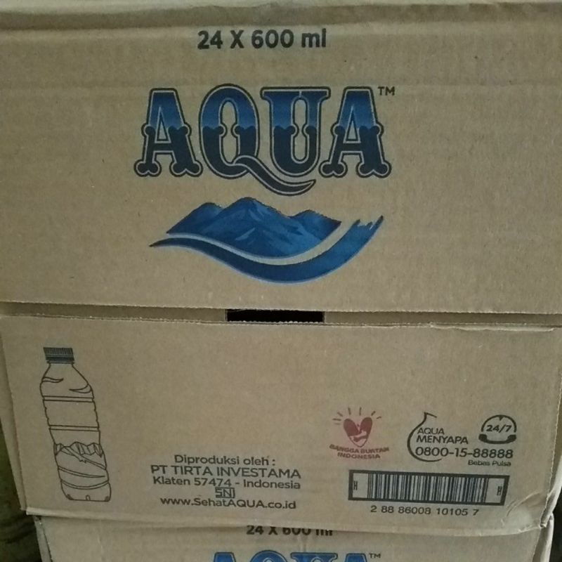 Jual Aqua Botol 600 Ml | Shopee Indonesia