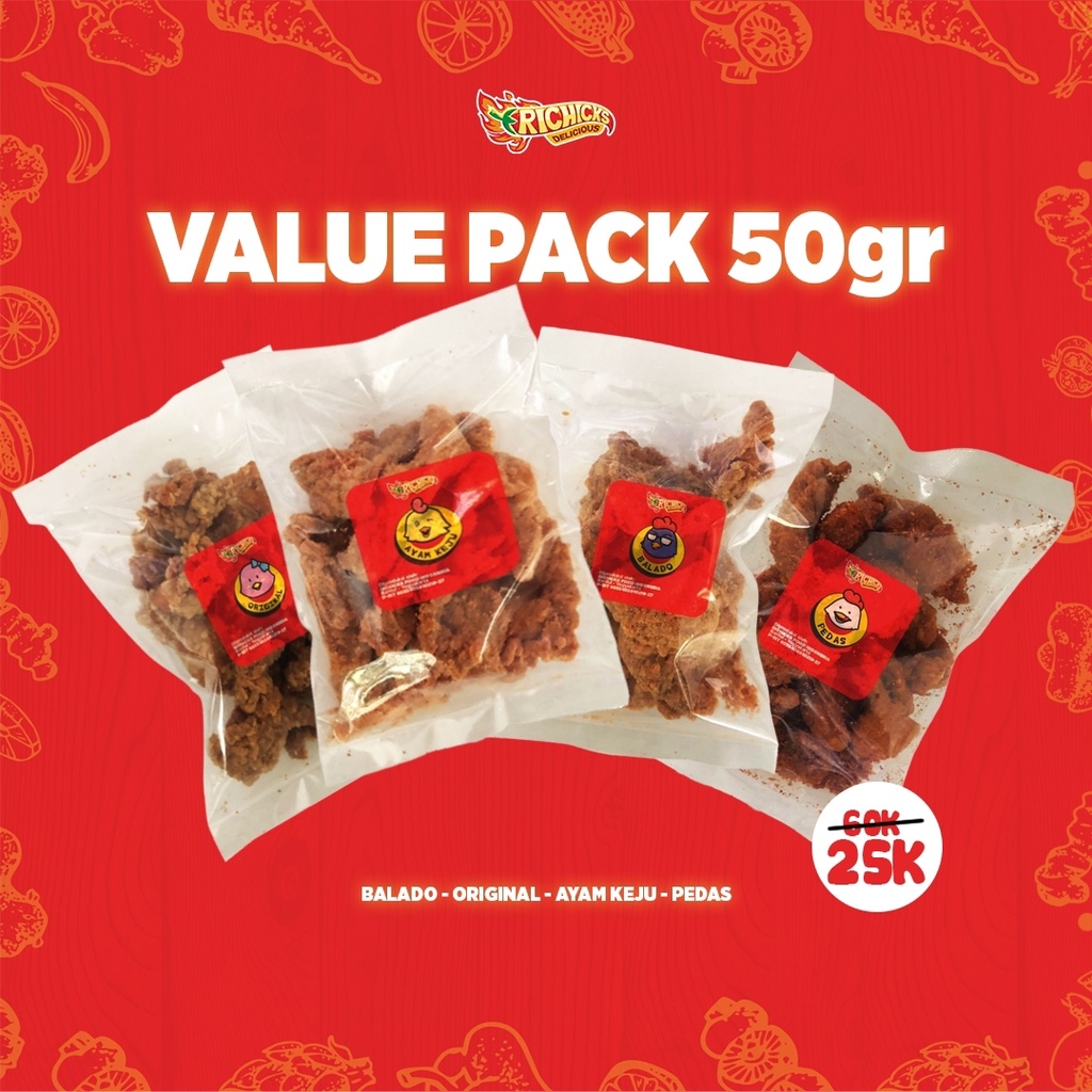 Jual Richicks mini Ayam Crispy ( Value Pack Isi 4 pcs ) - Keripik ...